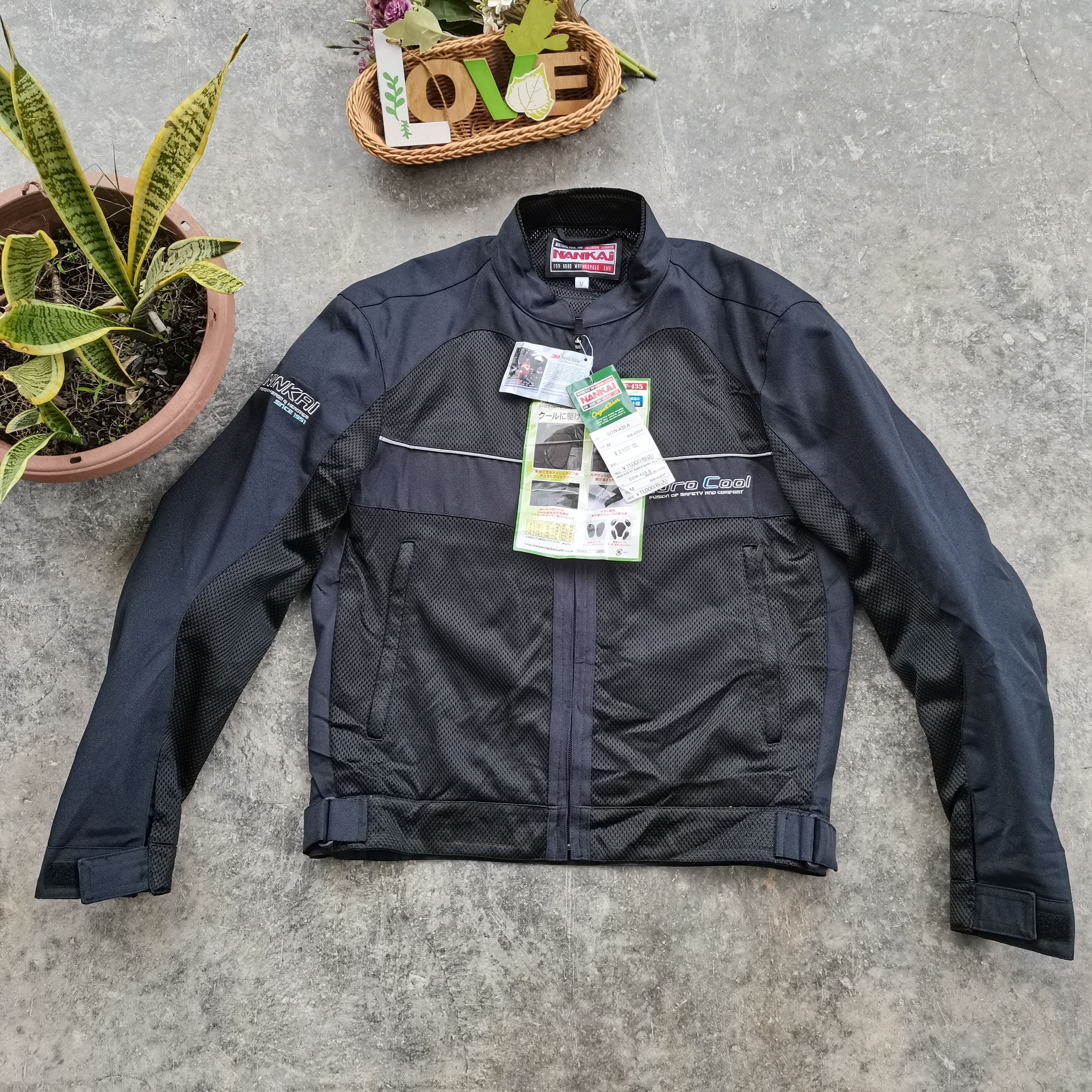 Japanese Brand × MOTO × Racing Like New NANKAI Biker Jacket With Pad ...
