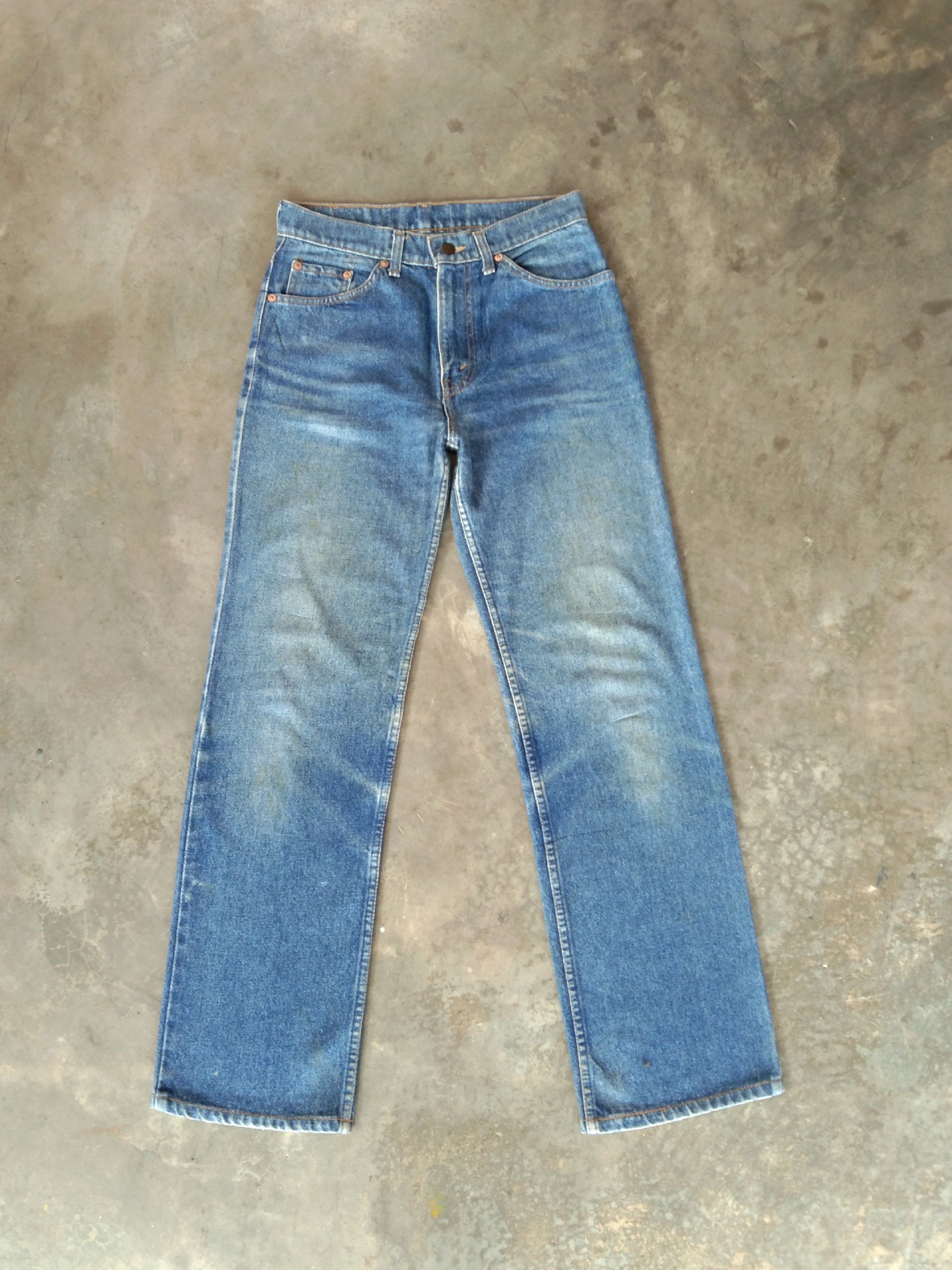 Jean × Levi's × Vintage Vintage Levi's Jeans 505 Straight Leg Distressed Denim 28x30 | Grailed