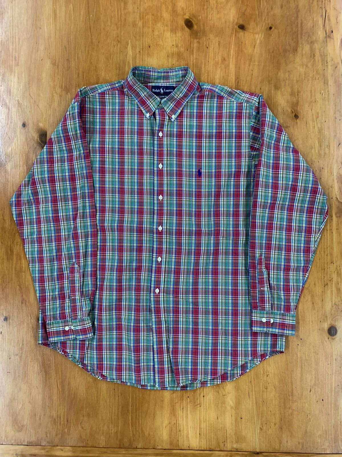 Polo Ralph Lauren Vintage Polo Ralph Neon Check Shirt | Grailed