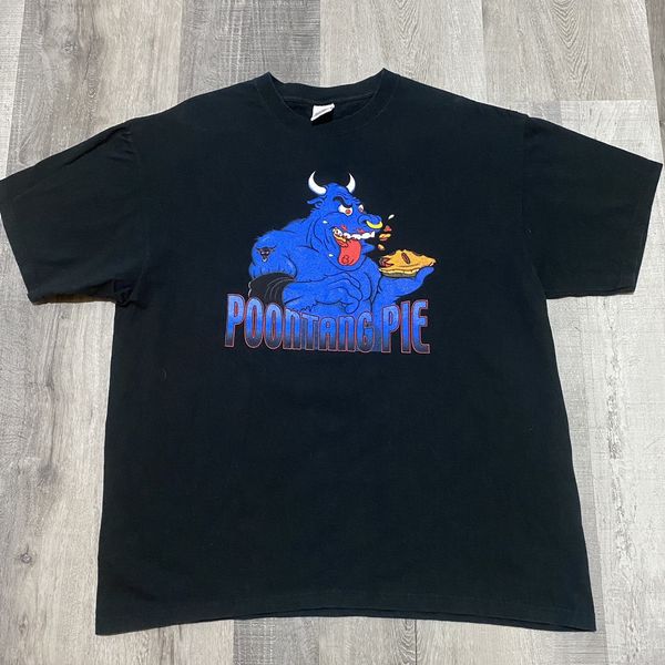 Vintage WWF The Rock Poontang Pie Dwayne Johnson Wrestling T-Shirt ...