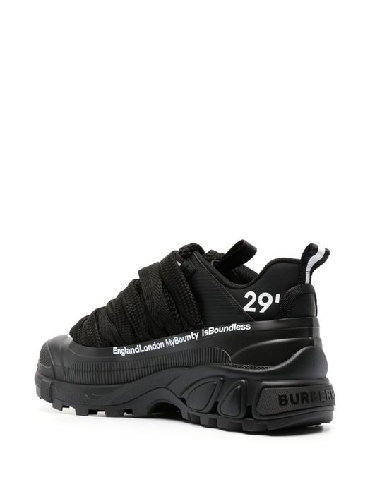 Burberry Black Arthur Coordinates-Print Sneakers | Grailed Burberry Black Arthur Coordinates-Print Sneakers | Grailed