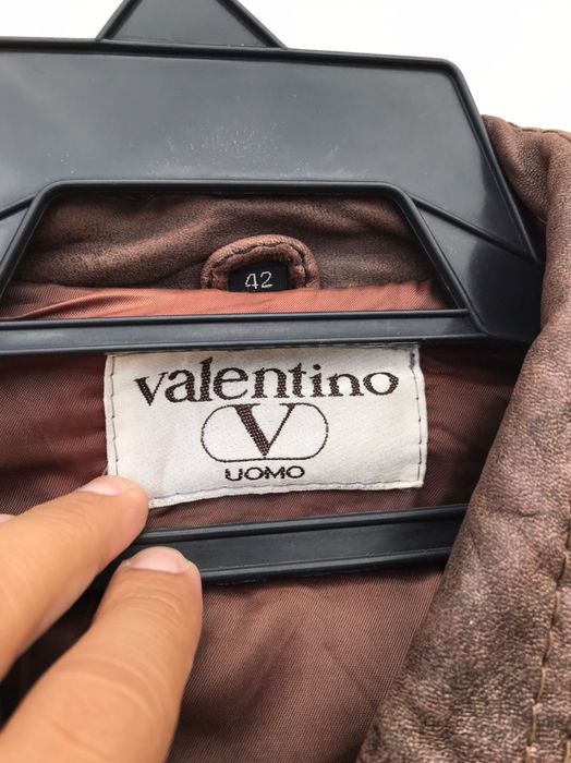 Vintage VALENTINO UOMO leather jacket | Grailed
