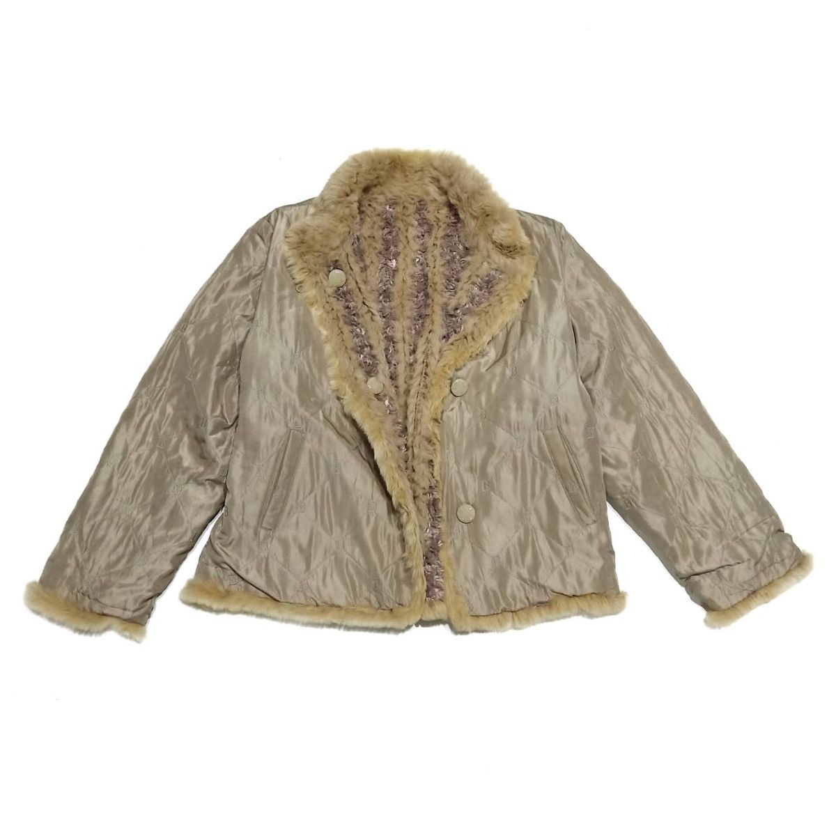 Balmain Reversible Balmain Paris Fur and Silk Jacket | Grailed