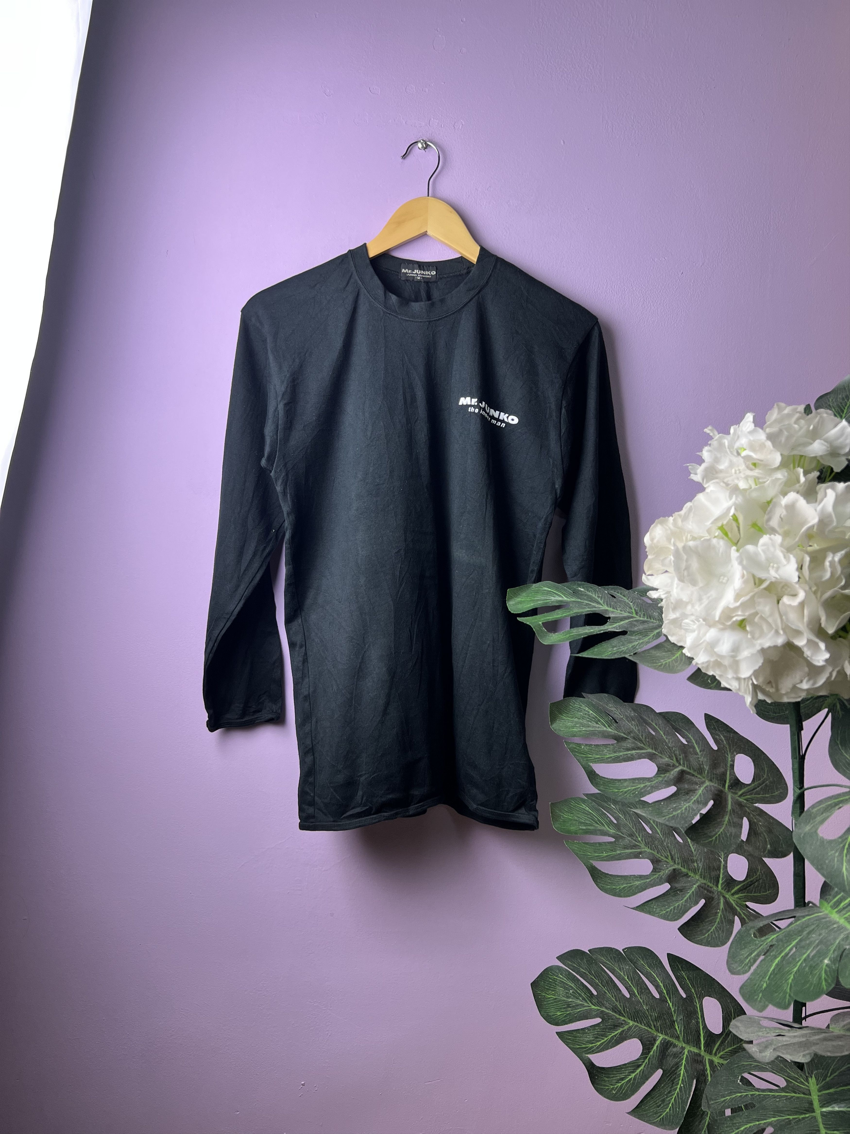 Japanese Brand × Mr. Junko 🔥Mr. Junko Emboss Logo LS Tess | Grailed
