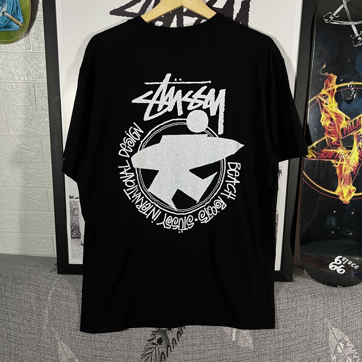 Stussy STUSSY BEACH ROOTS PIG DYED TEE - L | Grailed