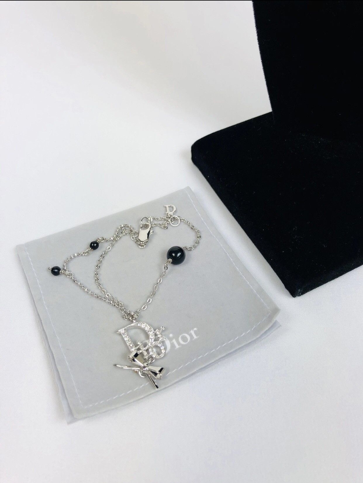 Dior Dior encrusted logo bracelet | Grailed