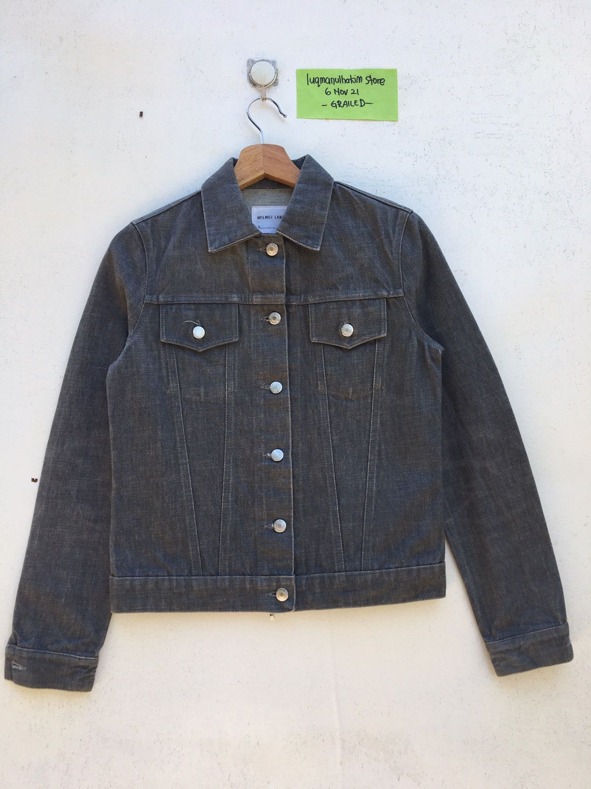 Helmut Lang × Vintage Vtg Helmut Lang Denim Jacket Jean Trucker Double ...