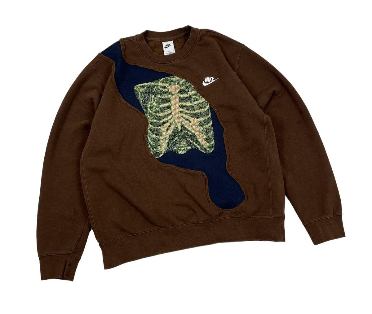 Nike Reworked Nike (Skeleton) Vintage sweatshirt | Grailed