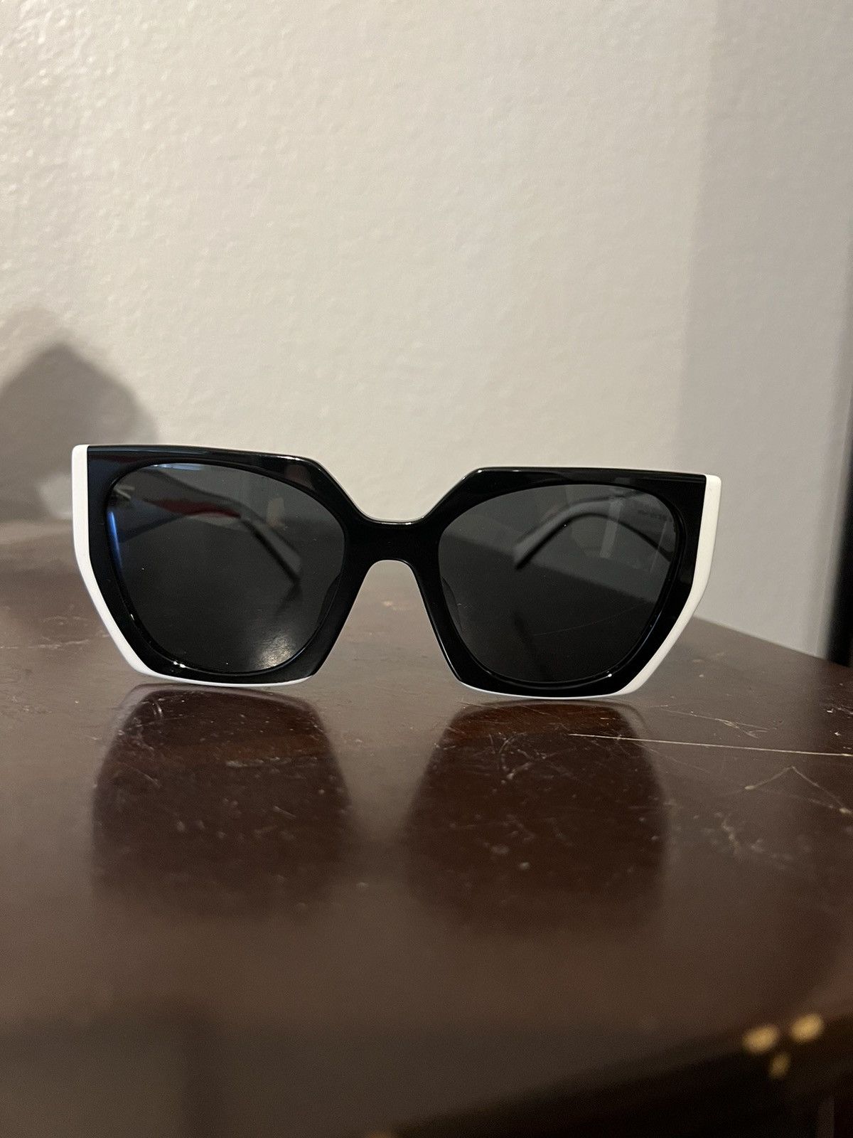 Prada PRADA SYMBOLE MASK HEXAGON SUNGLASSES | Grailed