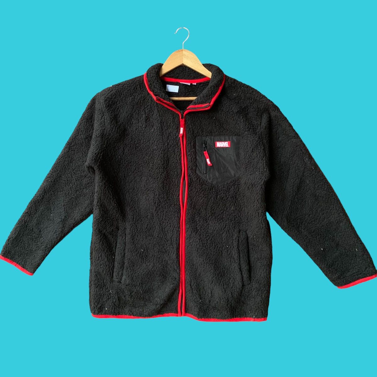 Marvel Comics Vintage Marvel fleece jacket | Grailed