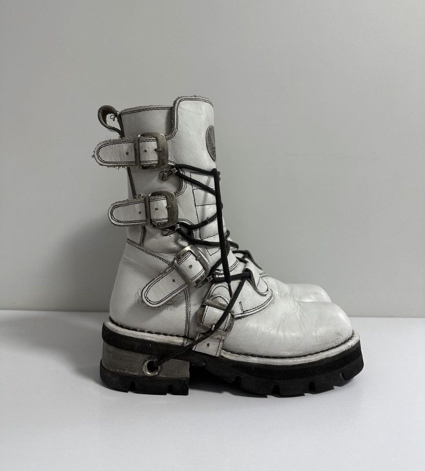 Avant Garde × New Rock × Vintage Vintage New Rock leather boots | Grailed