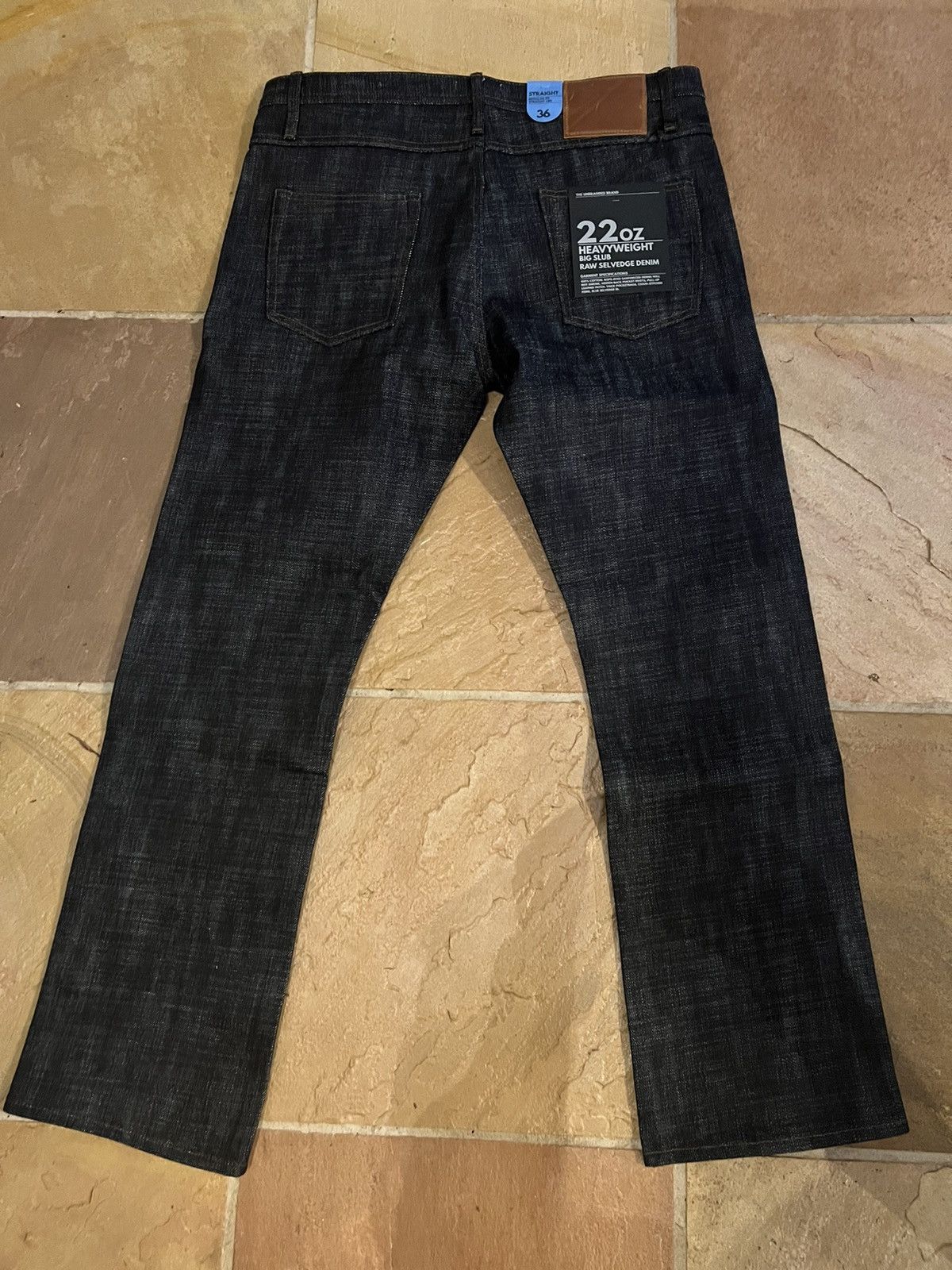 The Unbranded Brand UB370 22oz Heavy Weight Big Slub - Straight Fit ...