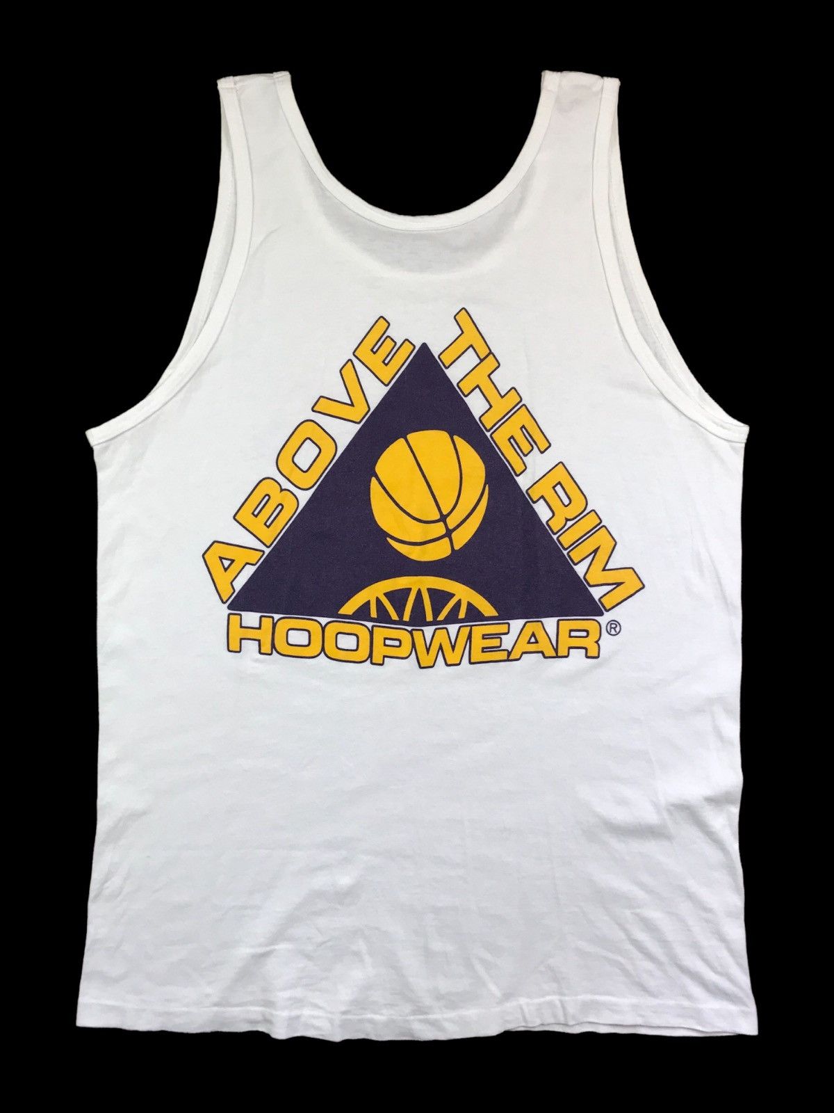Vintage VINTAGE 90s ABOVE THE RIM LOGO SLEEVELESS SINGLET T-SHIRT | Grailed