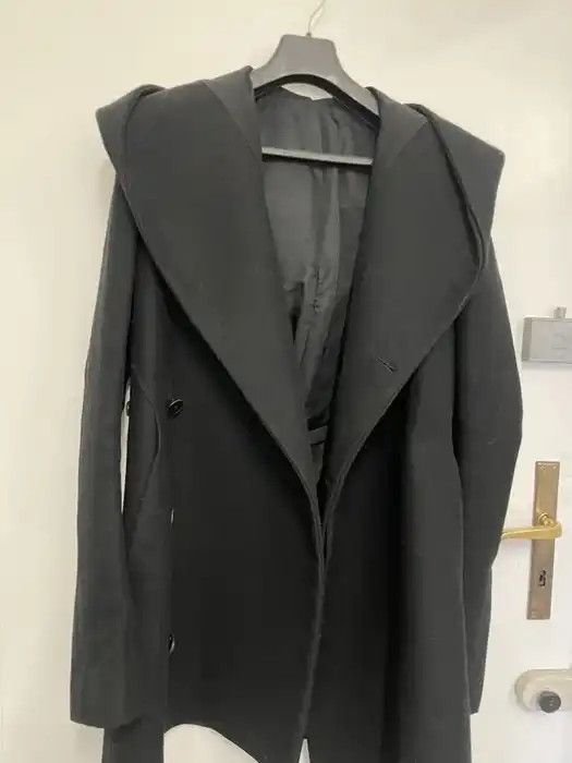 Rick Owens AW11 "Limo" New Wool Hooded Coat | Grailed