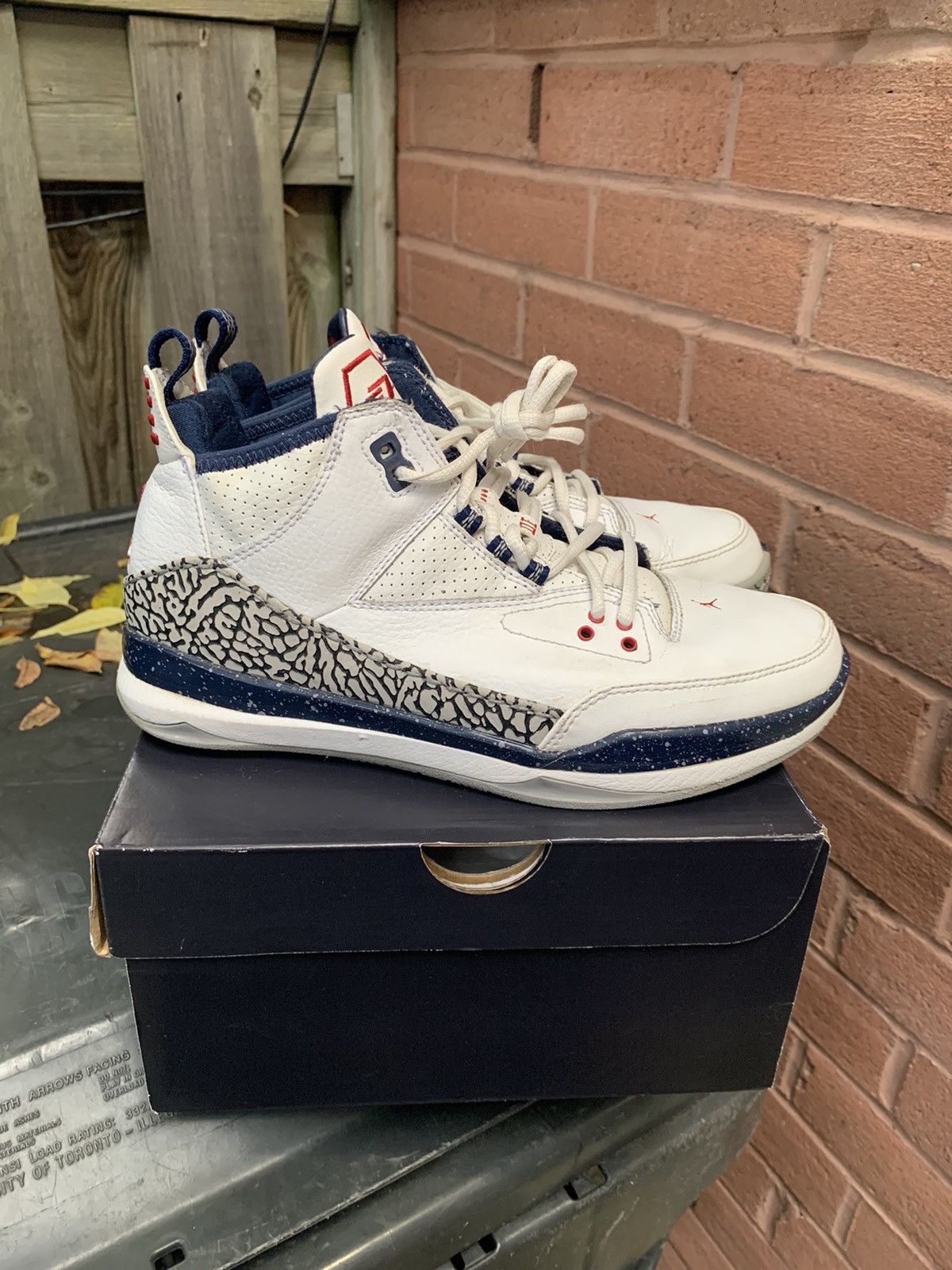 Nike Jordan CP3 Tribute White Vrsty Red Midnight Navy Cement Grey | Grailed