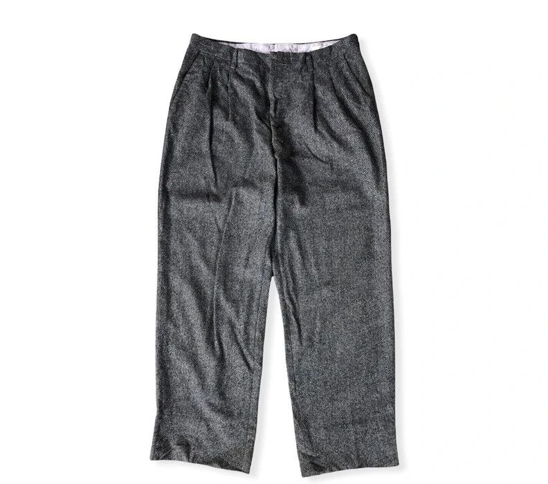 Daks London × Streetwear × Vintage Daks London Gabardine Baggy Wool ...