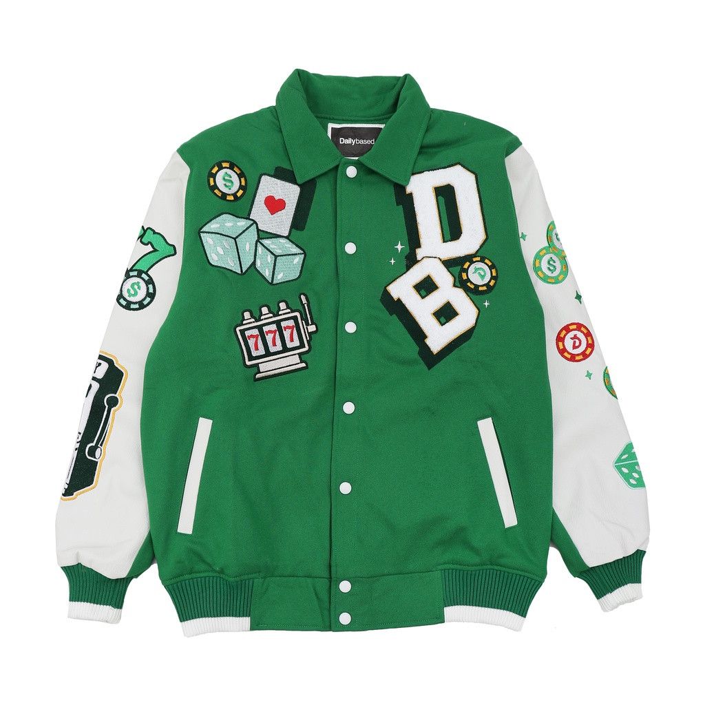 Bomber Jacket × Cartoon Network × Varsity Varsity Jacket Lucky ...