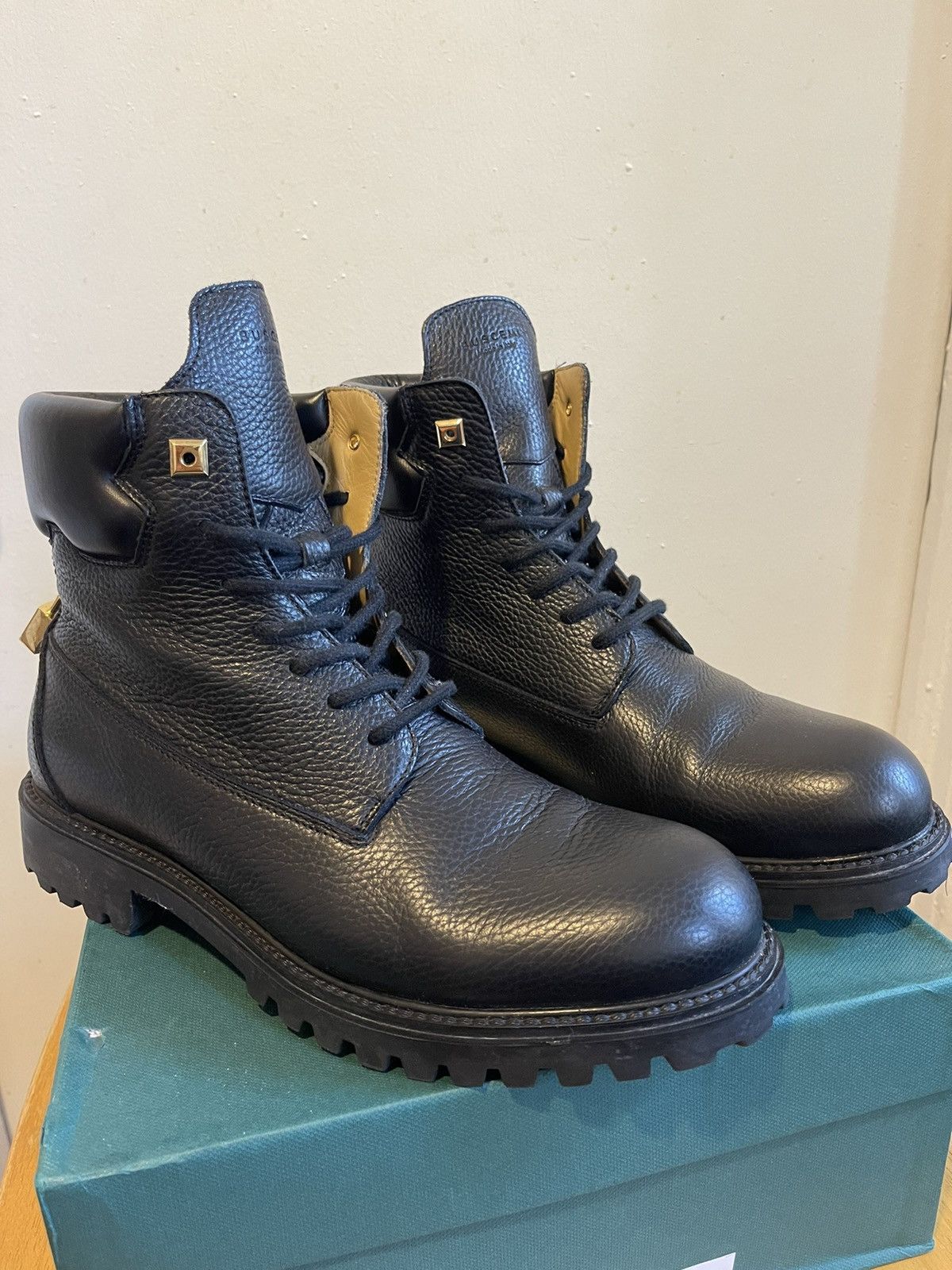 Buscemi Site Leather Boots | Grailed