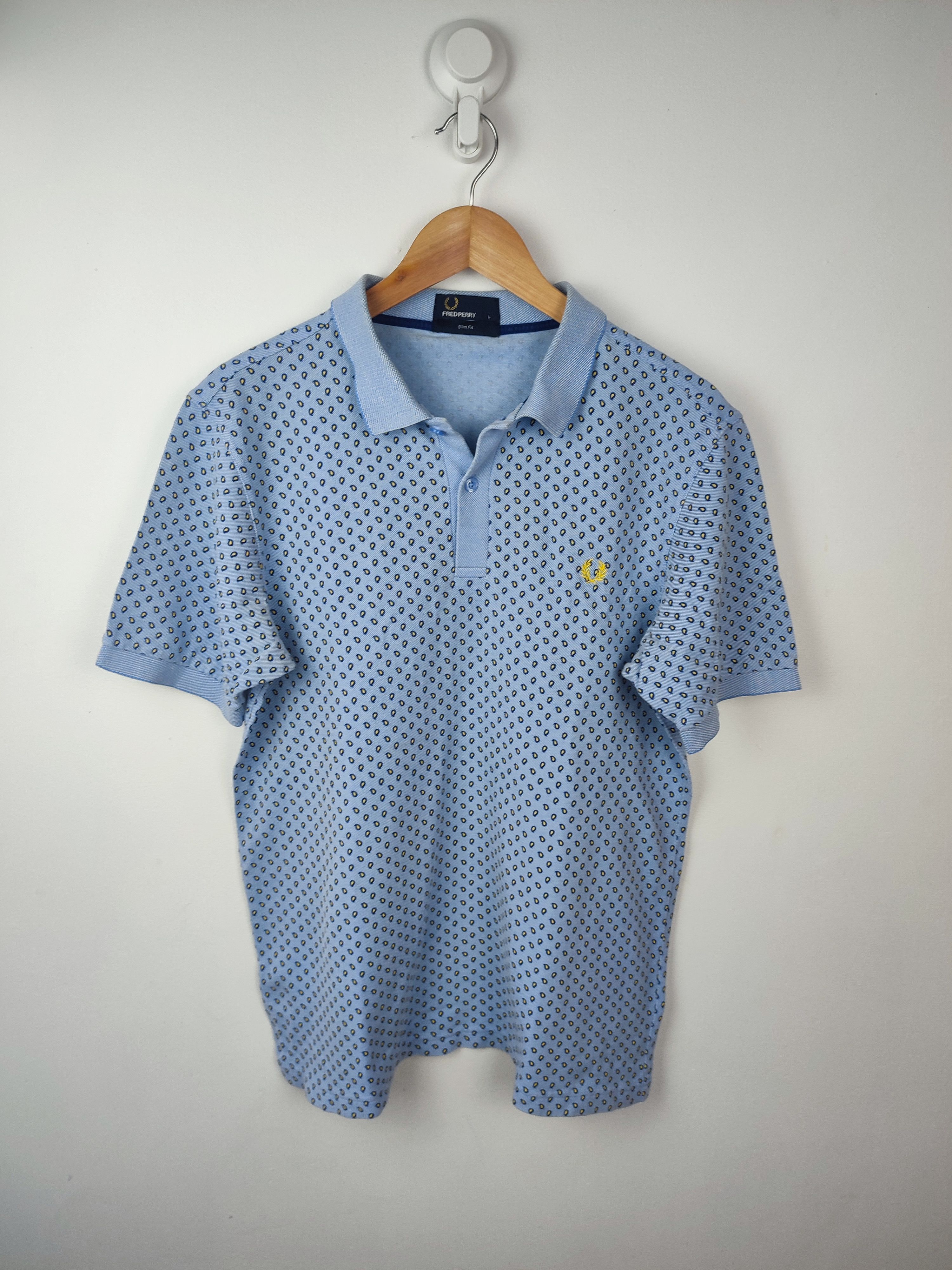 Fred Perry FRED PERRY PATTERN POLO SLIM FIT | Grailed