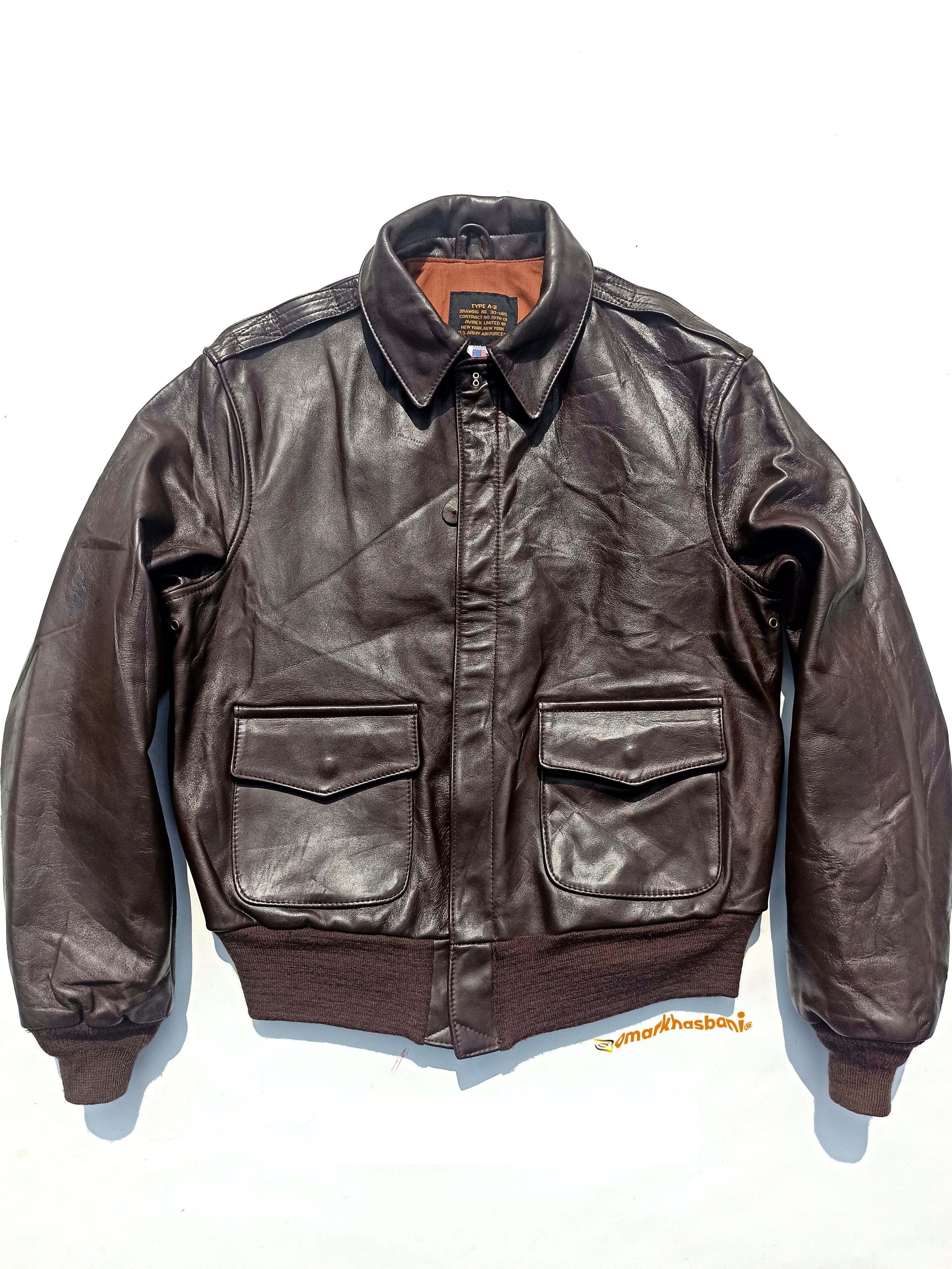 Vintage Vtg 80s Avirex A2 USAAF Horsehide Flight Jacket | Grailed