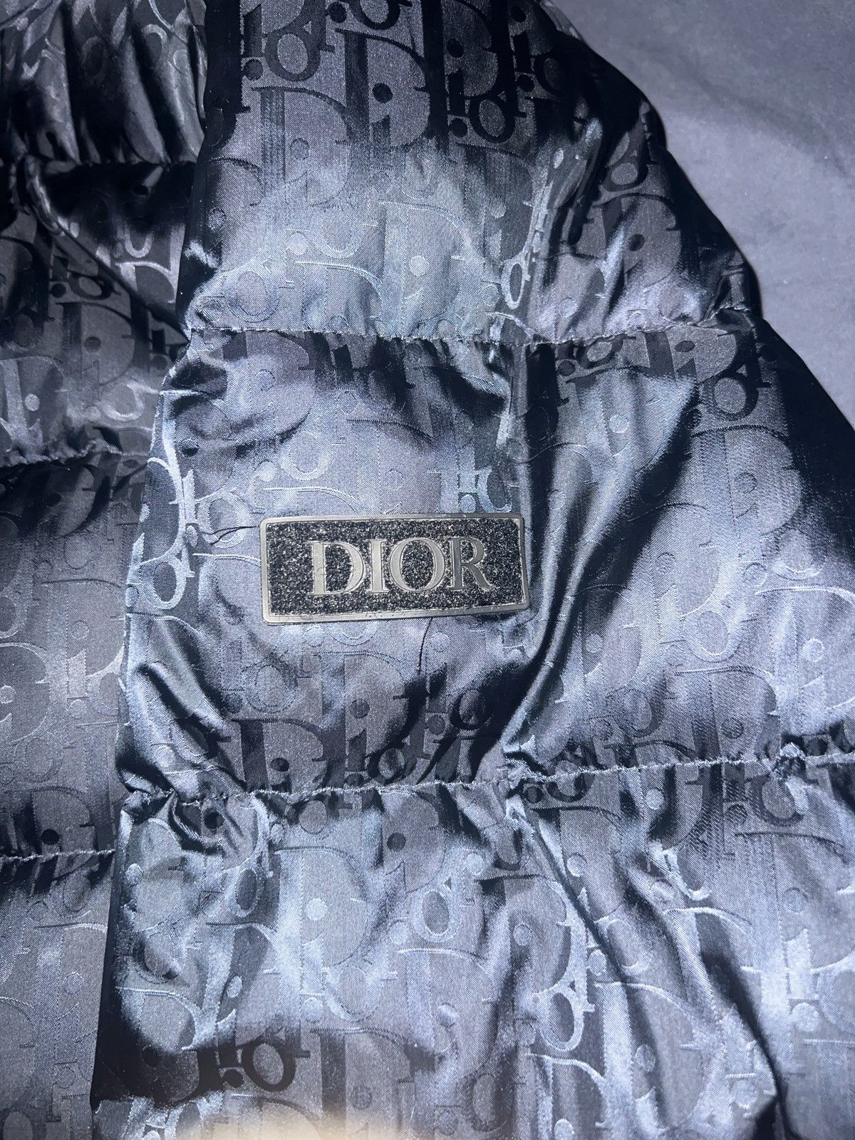 Dior Dior Oblique jacket(Bubble Coat) | Grailed