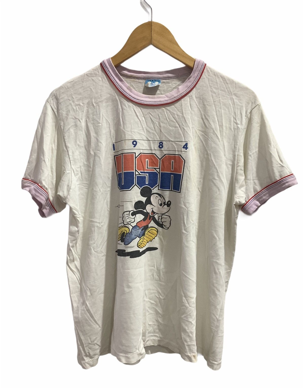 Mickey Mouse × Usa Olympics × Vintage Vintage 80s Mickey Mouse LA 1984 ...