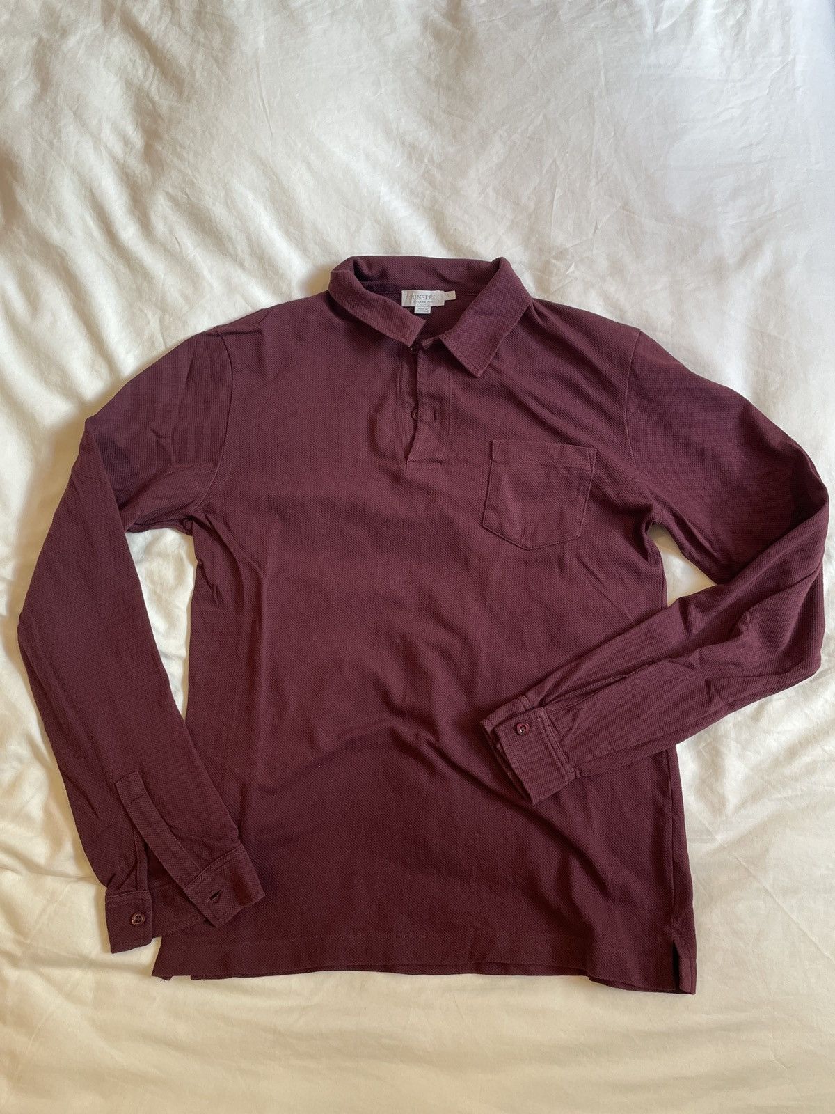 Sunspel Sunspel Riviera Long Sleeve Polo Shirt | Grailed
