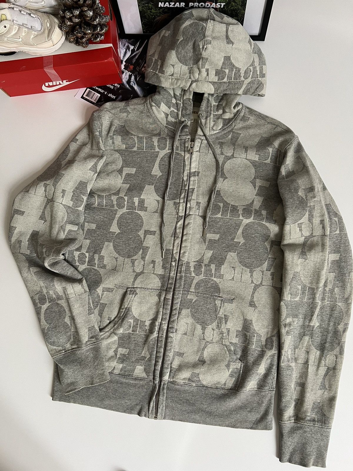 Diesel Vintage Y2K Diesel Monogram Logo Zip Hoodie | Grailed