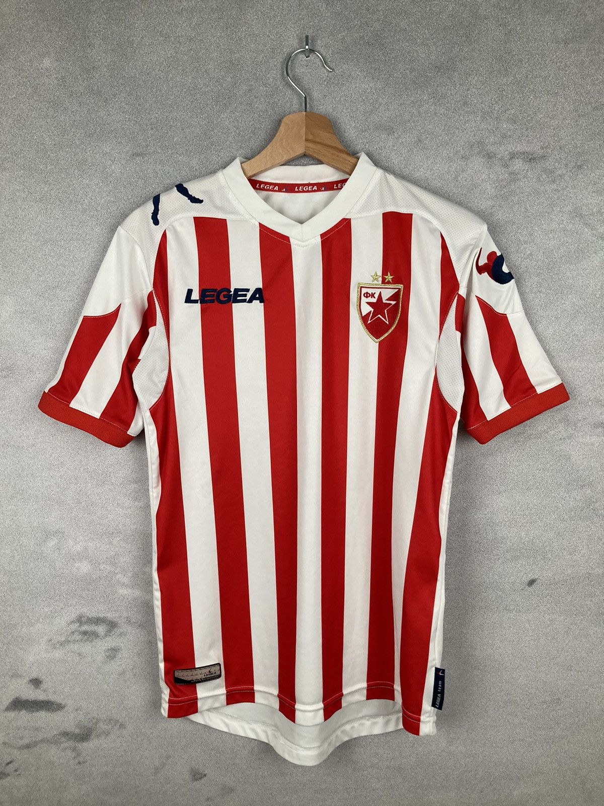 Soccer Jersey Crvena Zvezda Belgrade Red Star Soccer Jersey Vintage ...