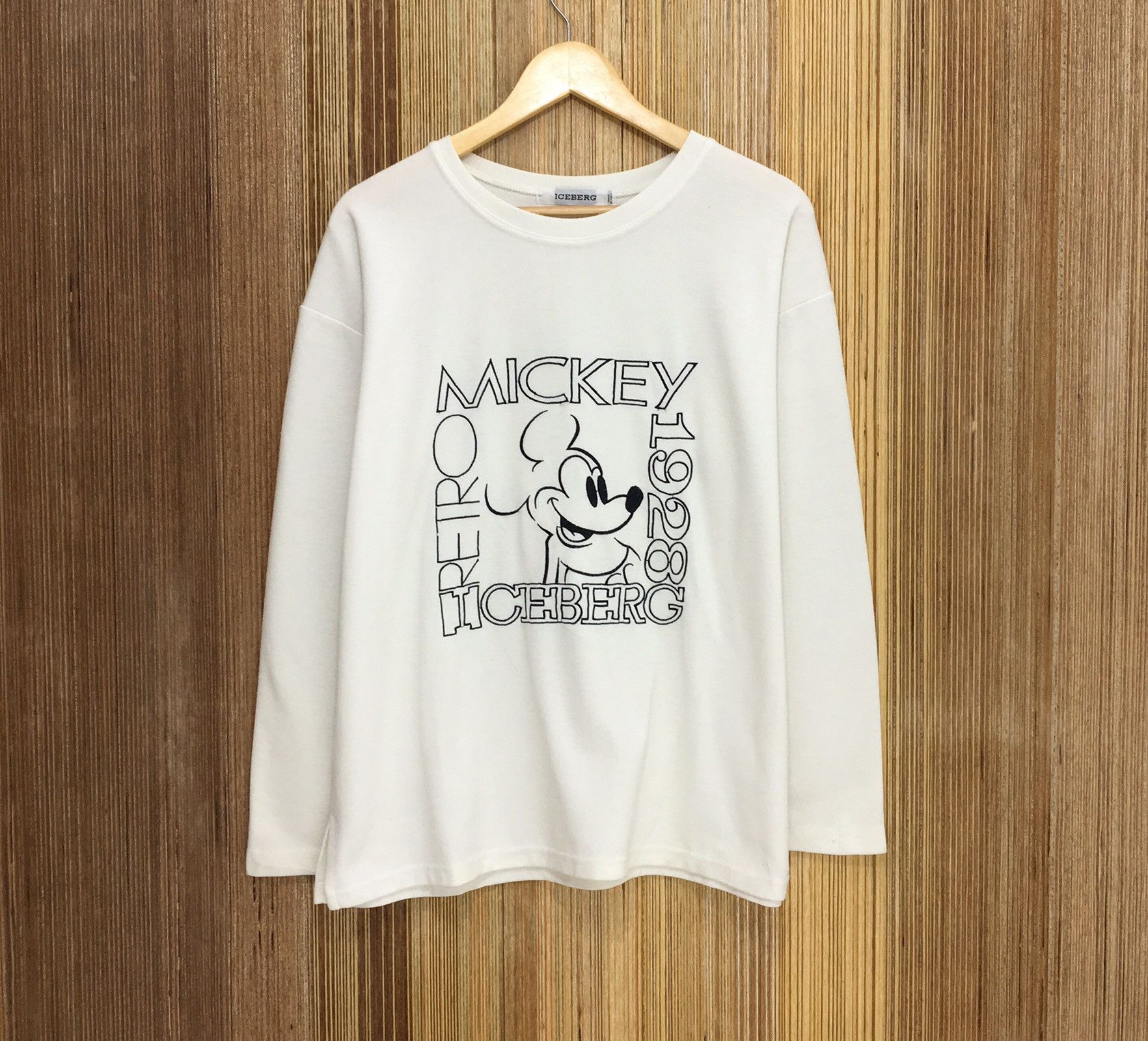 Iceberg Rare ICEBERG x MICKEY MOUSE Crewneck Long Sleeve | Grailed