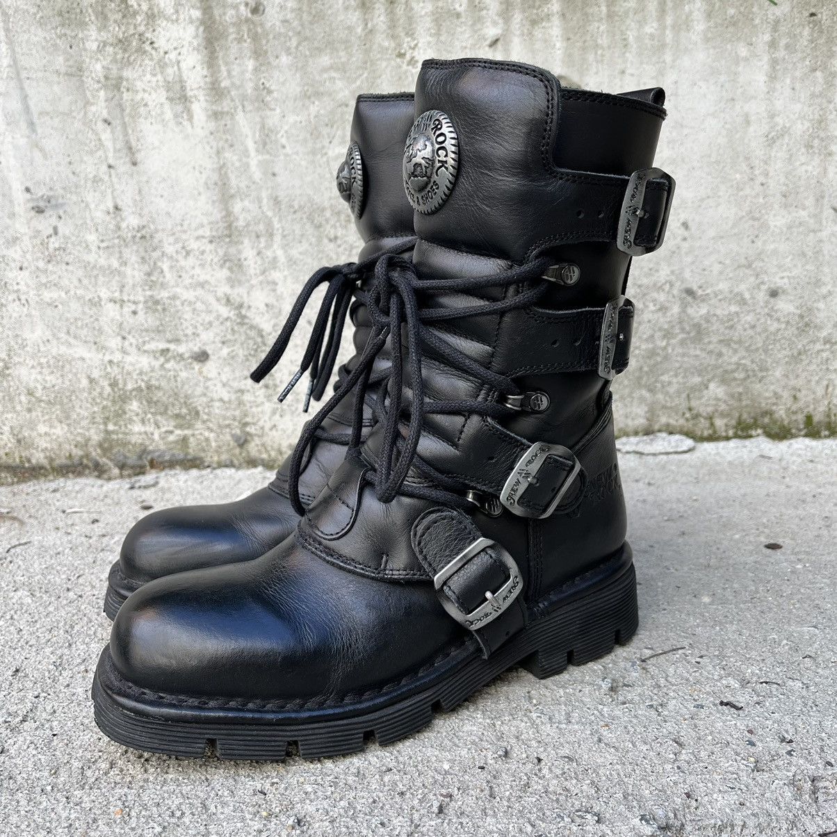 New Rock New Rock High Top Leather Boots (unisex) | Grailed
