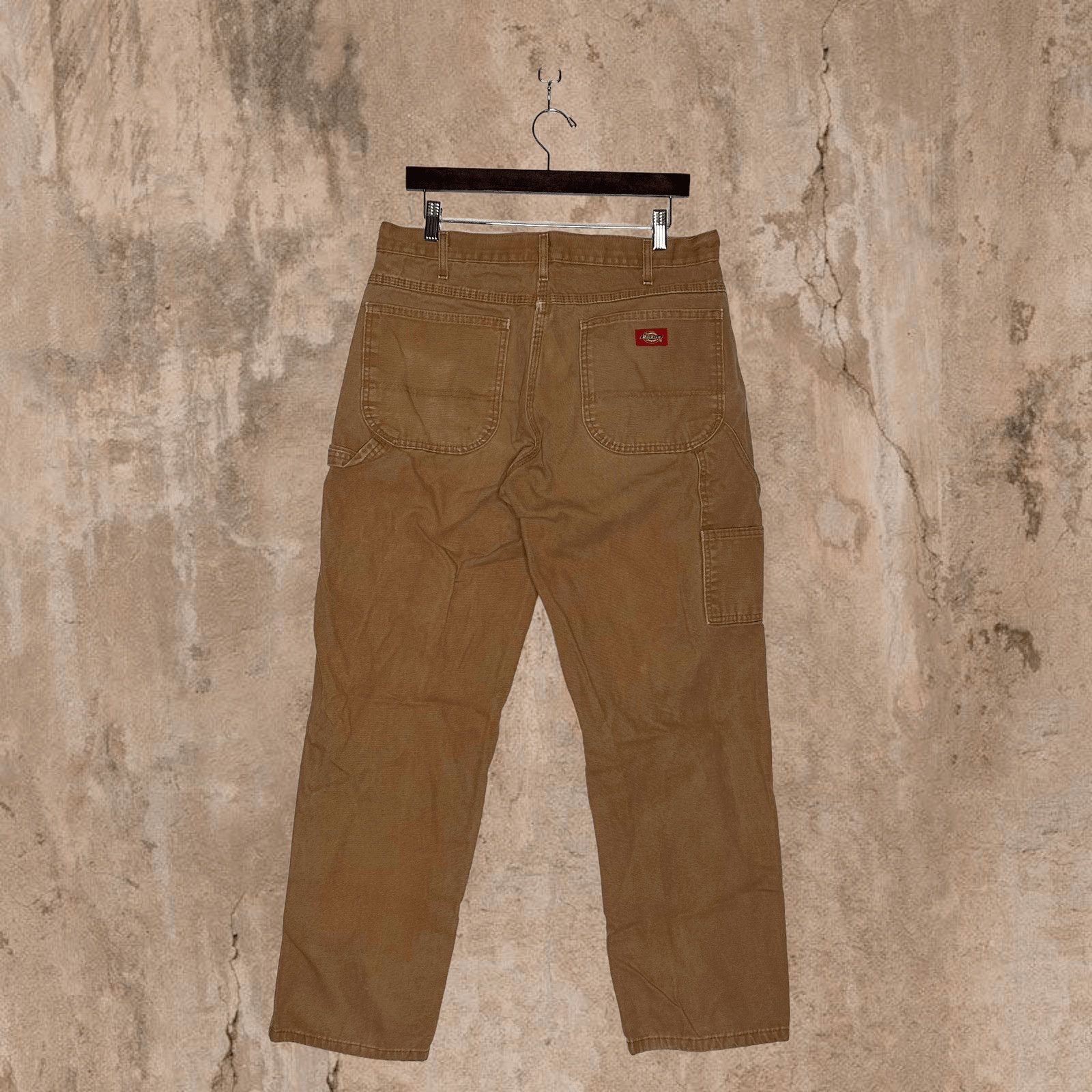 Vintage Tan Dickies Carpenter Pants Baggy Fit Red Label Thick Canvas ...