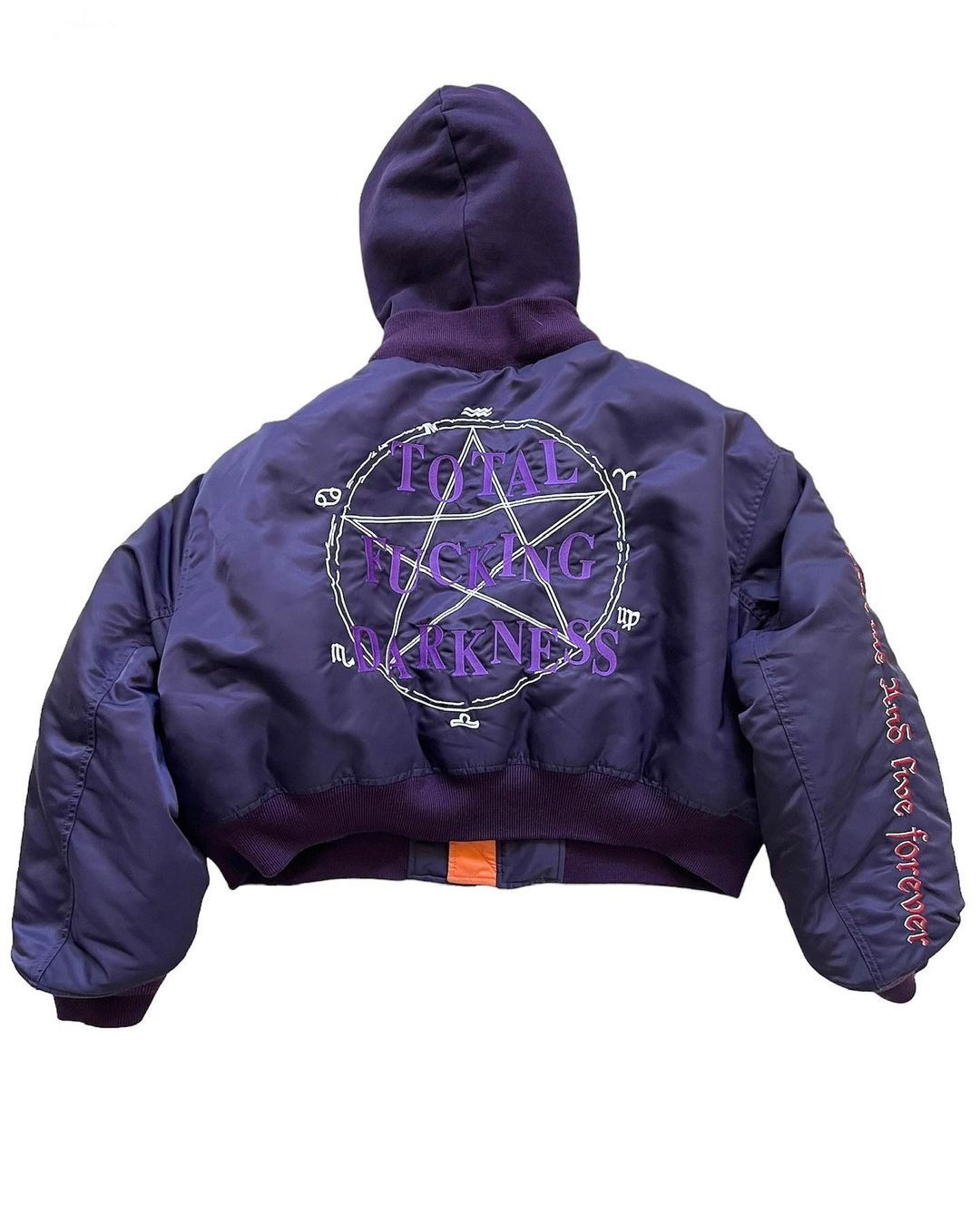 Vetements Vetements TFD Total Fucking Darkness Femme Bomber | Grailed