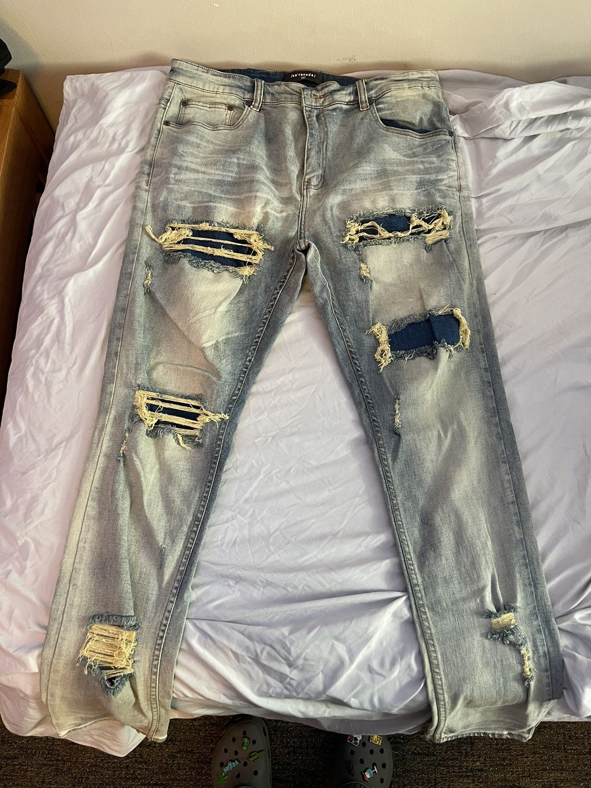 SERENEDE Serenede Serenity Prayer Skinny Jeans | Grailed