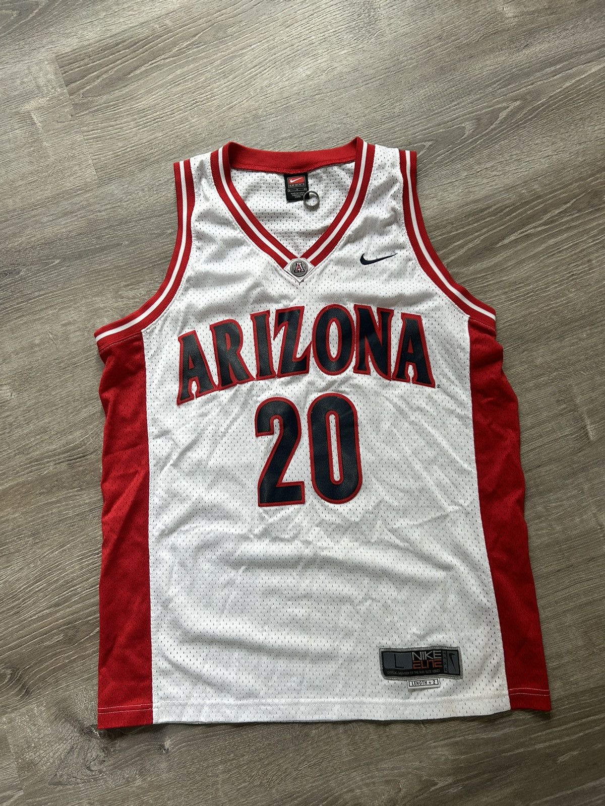 Nike White Team Nike Arizona Wildcats Basketball Jersey | Grailed