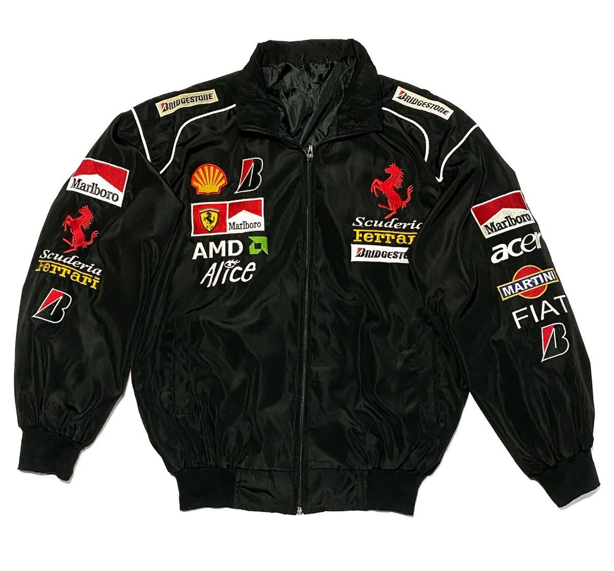 Bomber Jacket × Custom × Racing Custom Racing Bomber Jacket | Grailed