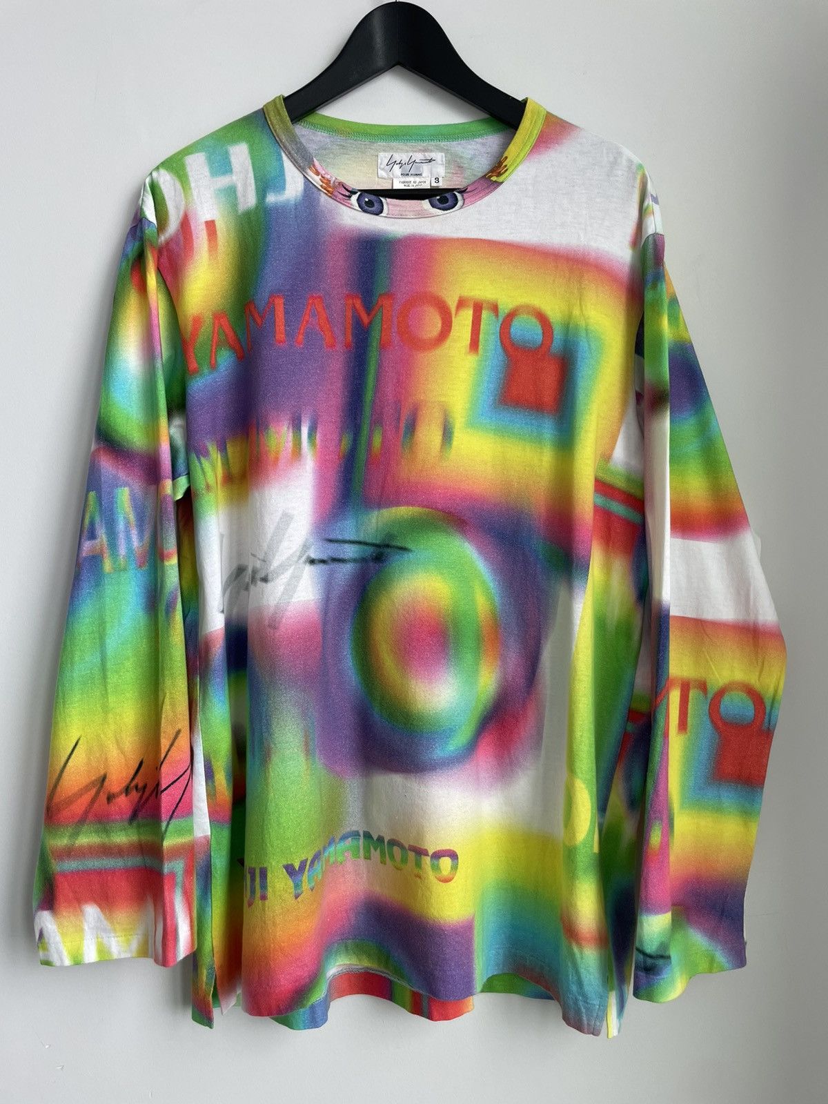 Yohji Yamamoto Pour Homme SS 2002 Psychedelic LSD Pig Long-Sleeve T ...