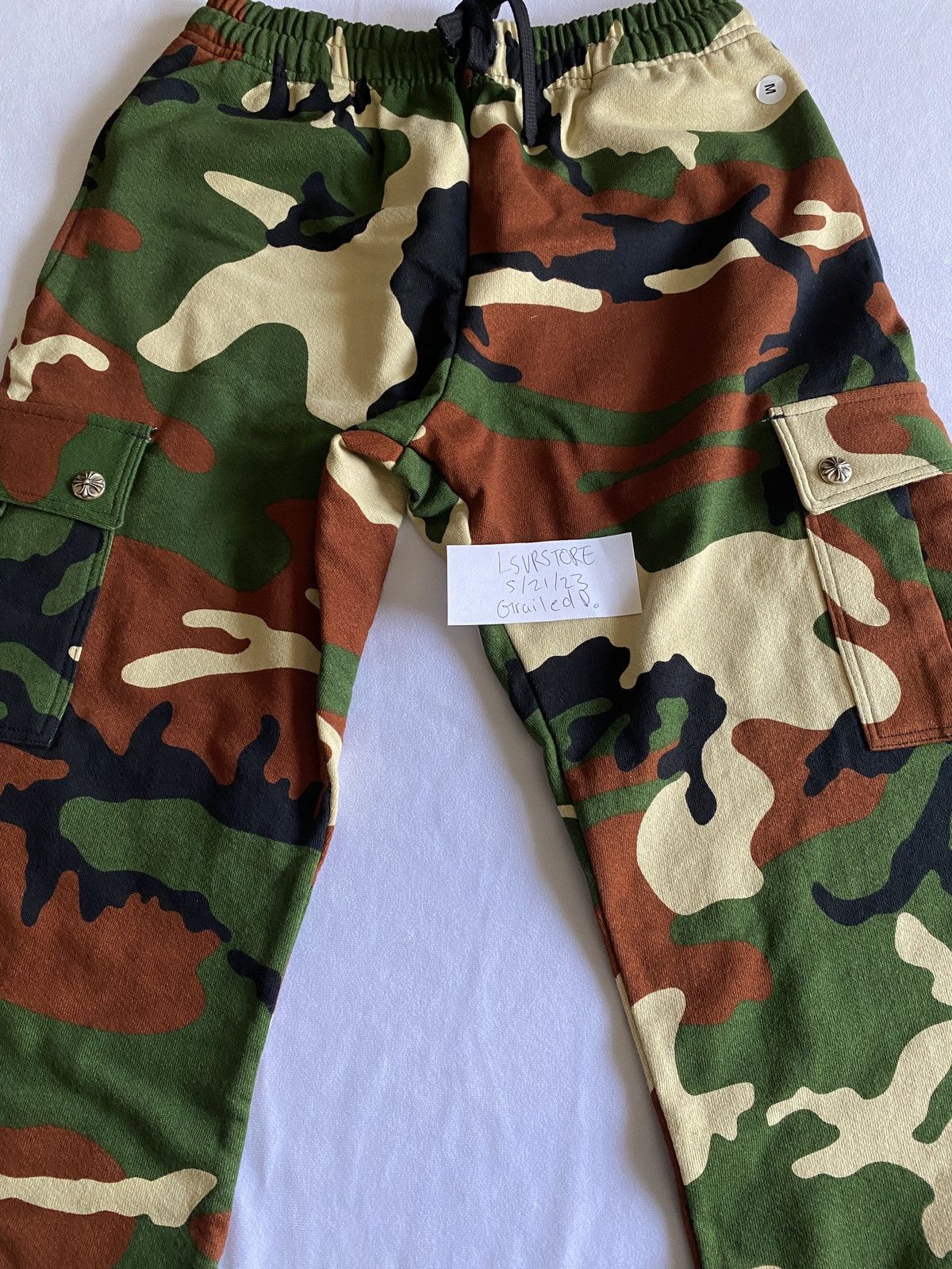 Chrome Hearts Chrome Hearts Matty Boy Caution Camouflage Cargo ...