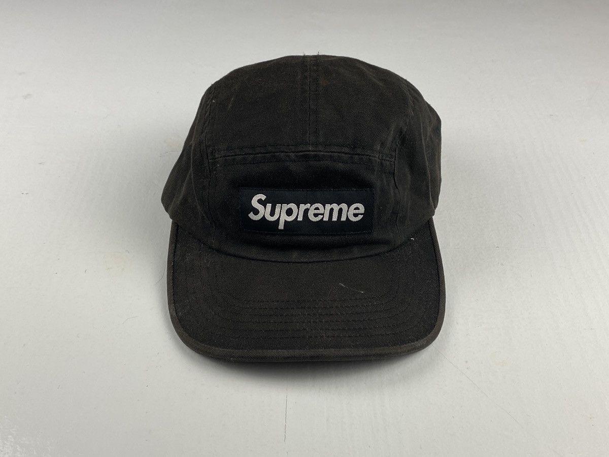Supreme Black Supreme Hat Made in USA | Grailed