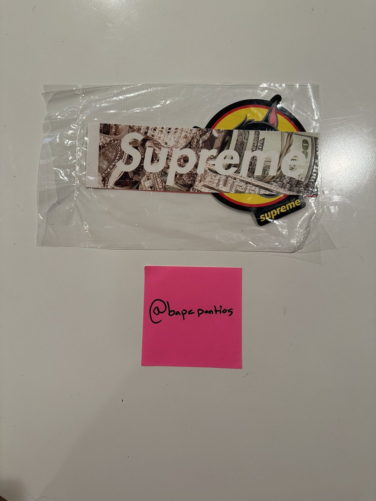 Supreme Supreme Bling Box Logo Sticker Pack | Grailed