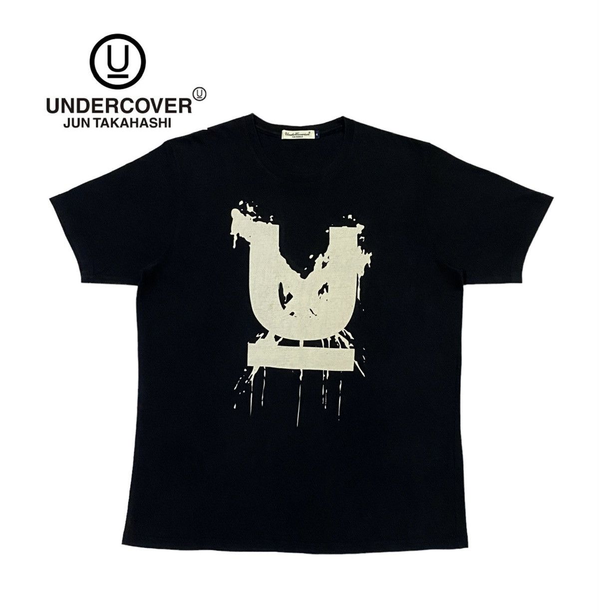 Jun Takahashi Undercover Big Logo Paint Splatter | Grailed