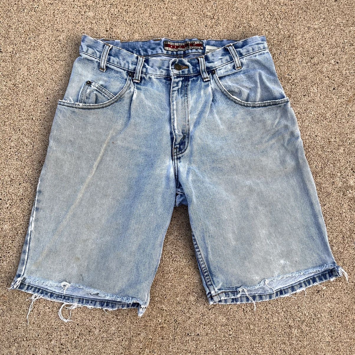 Streetwear × Vintage Vintage 90’s Denim Jorts Faded | Grailed
