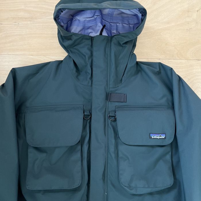 Vintage Vintage Patagonia SST Jacket Green Deep Wading Rain Fishing ...