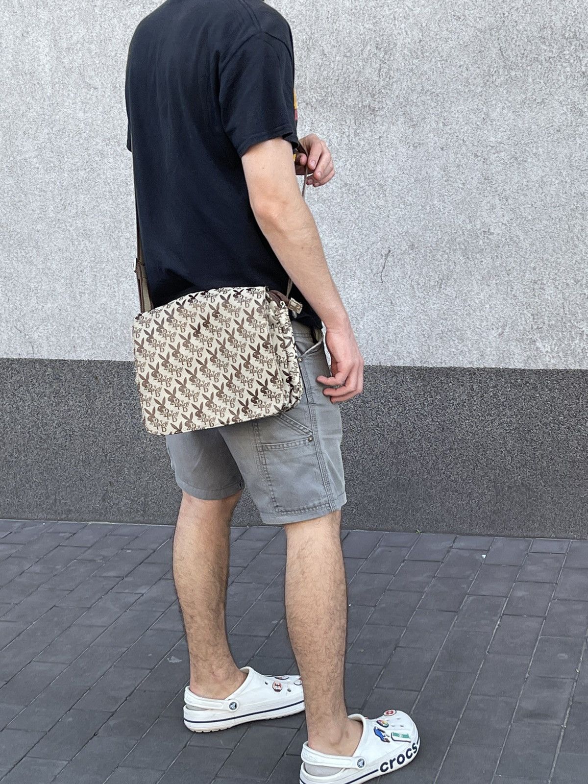 Playboy × Streetwear × Vintage Vintage Playboy Monogram Crossbody Bag ...