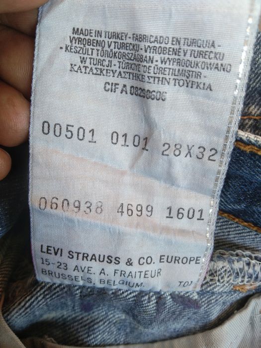 Vintage 90s Vintage Levi's 501 Rusty Wash Distressed Jeans 27x31 | Grailed