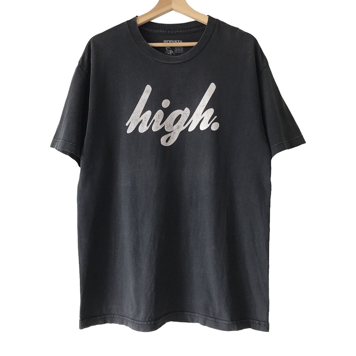 Odd Future Odd Future OFWGKTA Faded Worn Out High Rap Tee | Grailed
