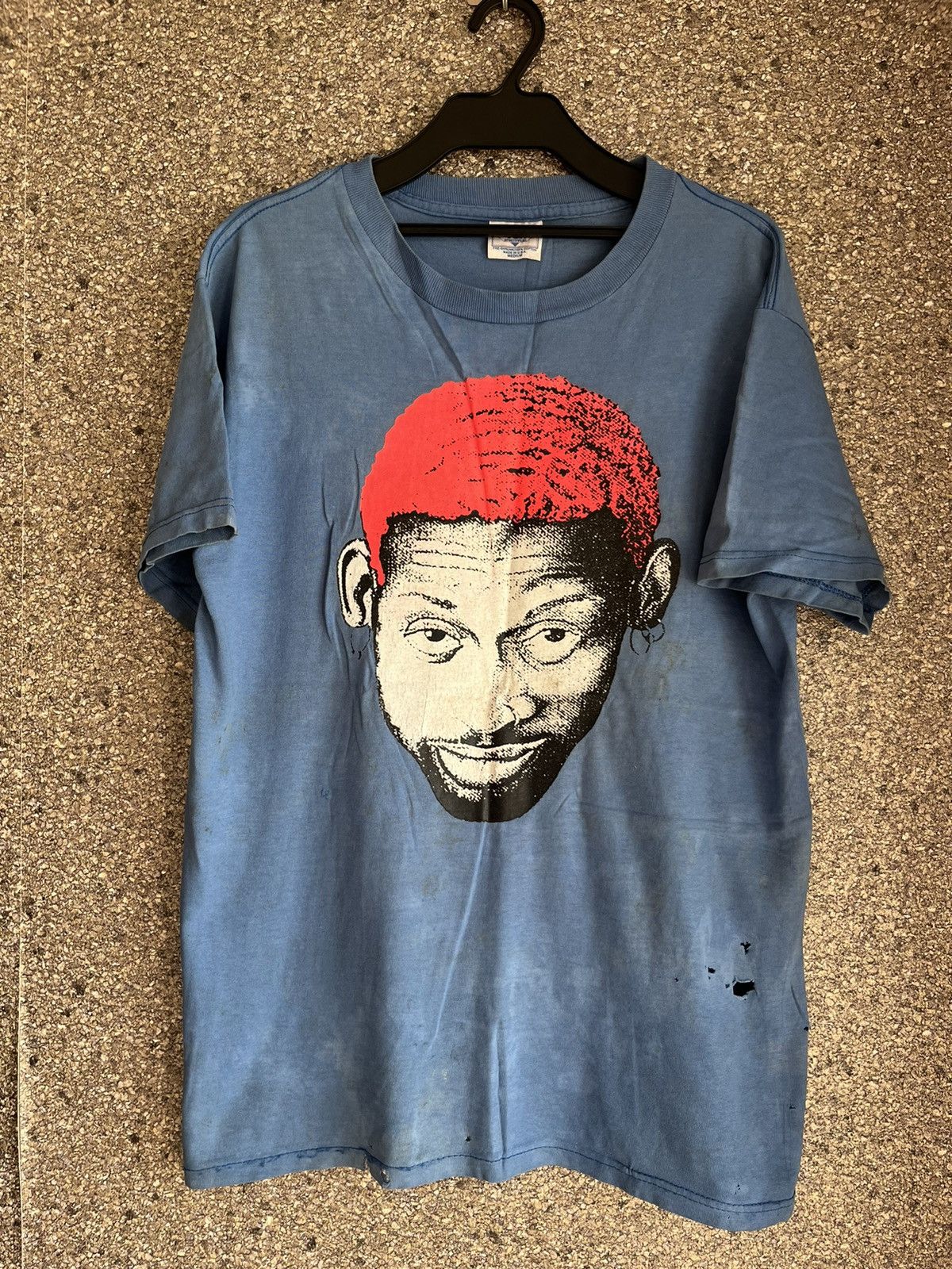 Streetwear × Vintage Dennis Rodman Bad Ass Vintage tshirt ft73 | Grailed