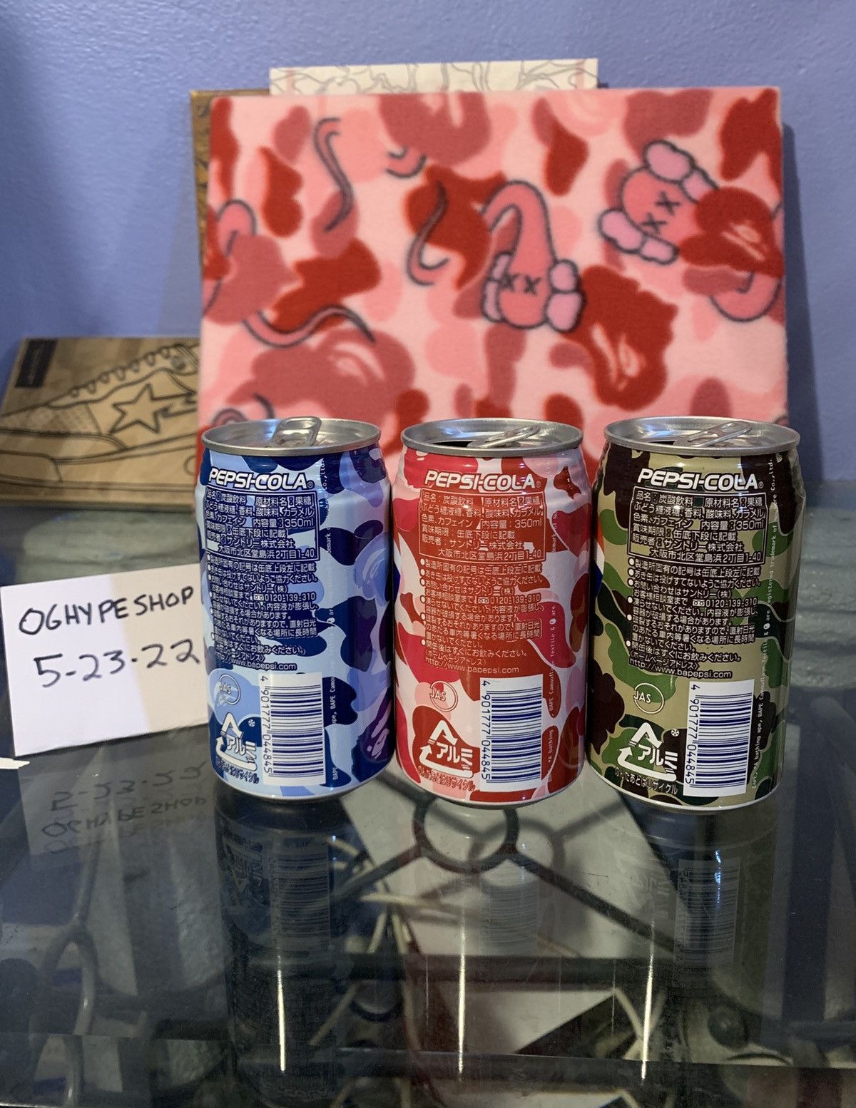 Bape × Pepsi 2001 Bape Pepsi Can Set | Grailed