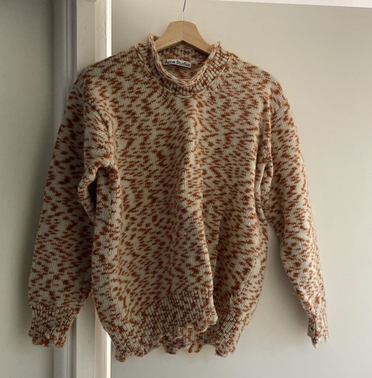 Acne Studios RARE GRAIL acne studios micro speck sweater | Grailed