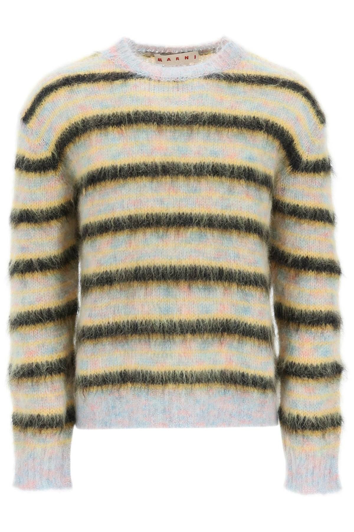 Marni Marni Striped Brushed Mohair Sweater | Grailed
